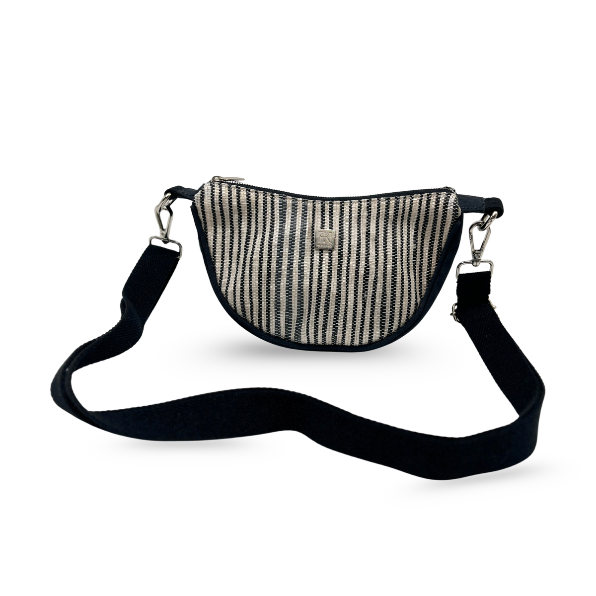 Upcycled Curve Sling Mini(CSM0003) | Compact Sling Bag — EcoKaari ...
